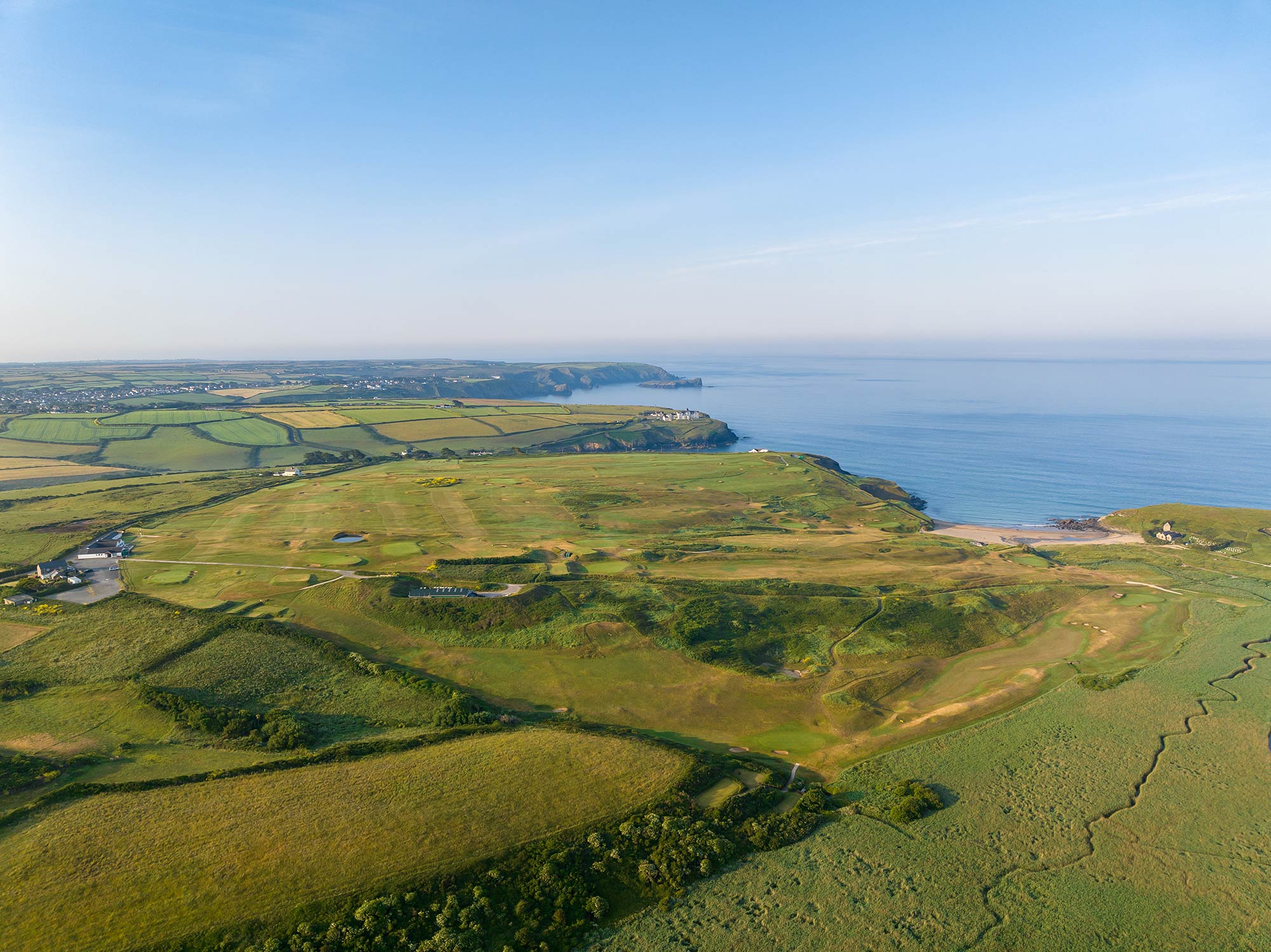 Golf Course Filming in Cornwall | Aerial Cornwall