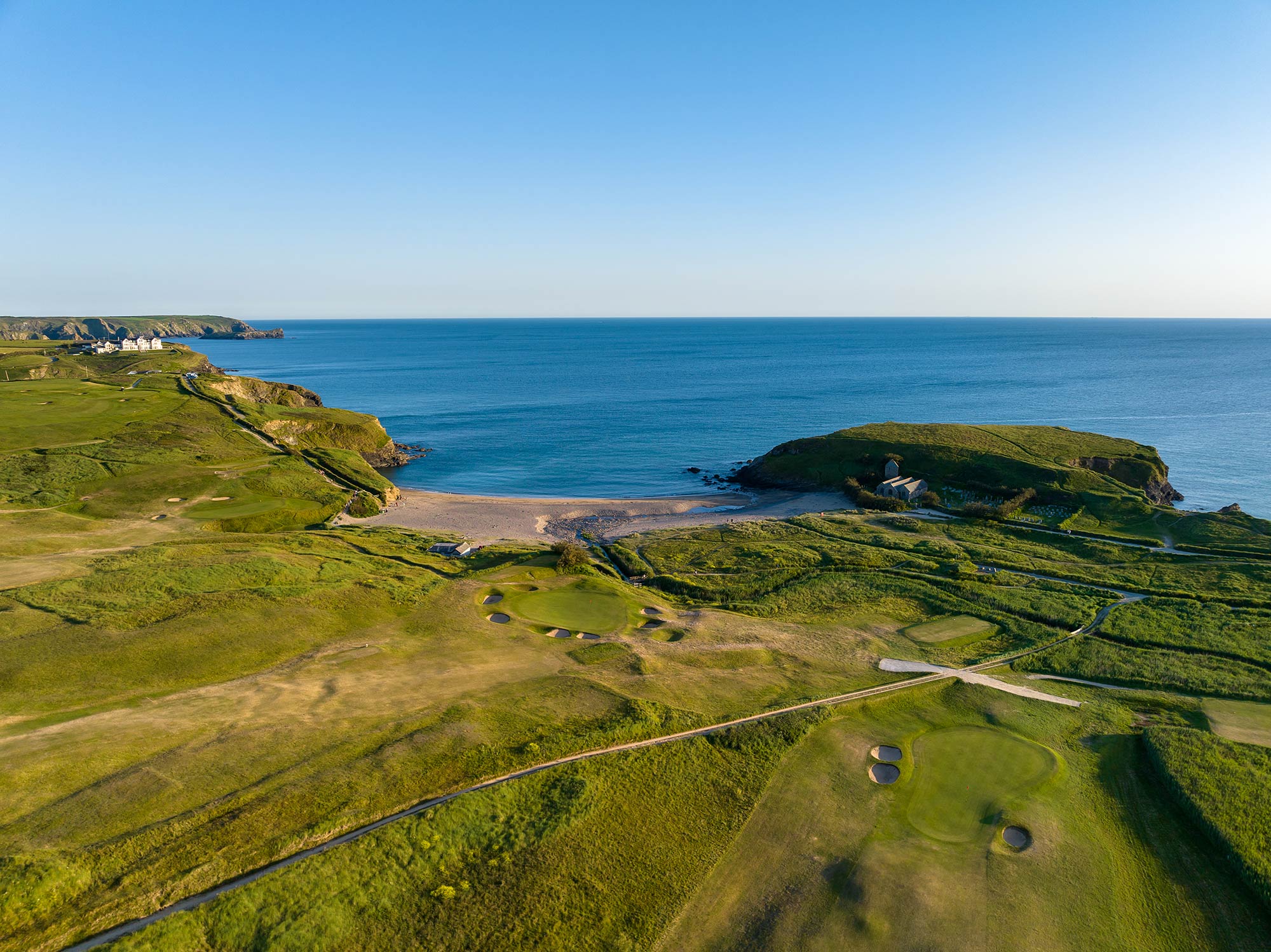 Golf Course Filming in Cornwall | Aerial Cornwall