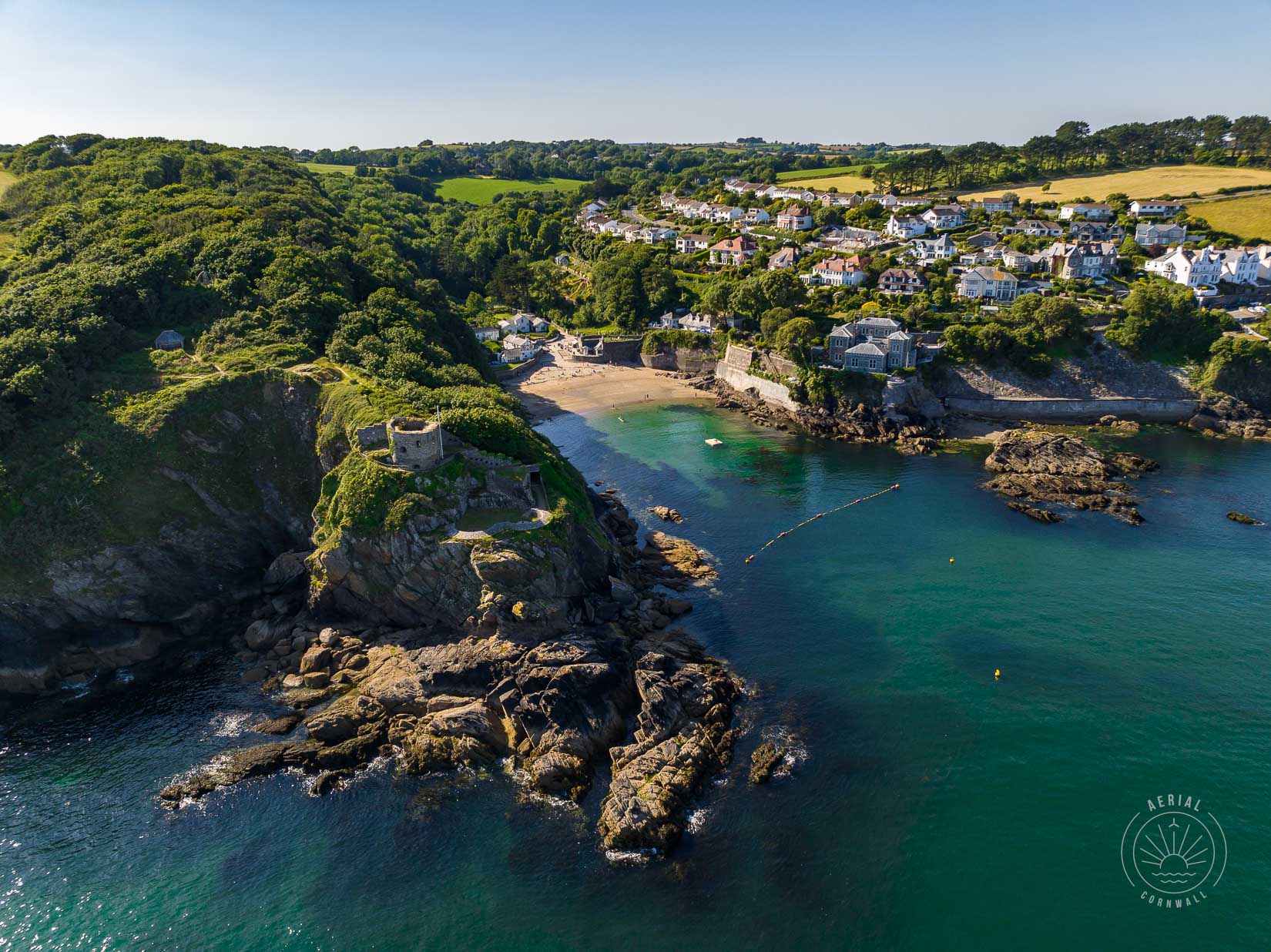 Readymoney Cove, Fowey | Aerial Cornwall