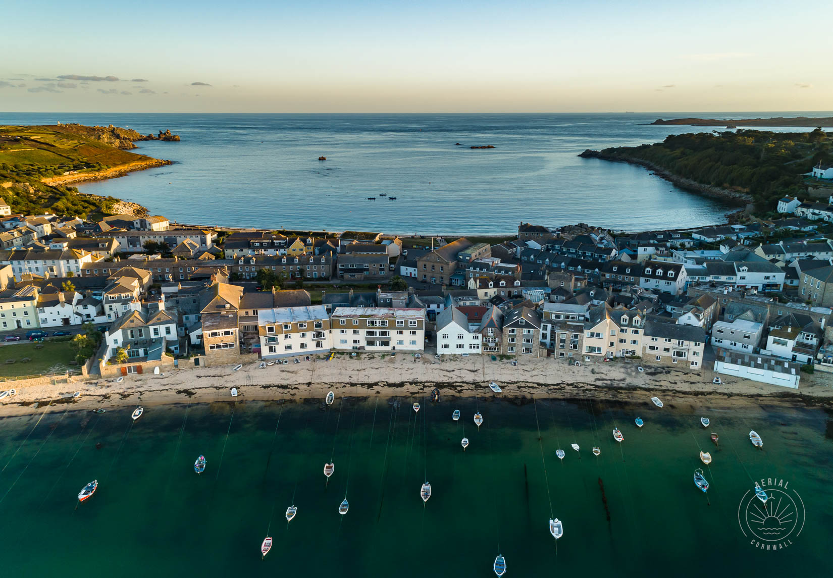 St Mary's, Hugh Town, Isles of Scilly | Aerial Cornwall