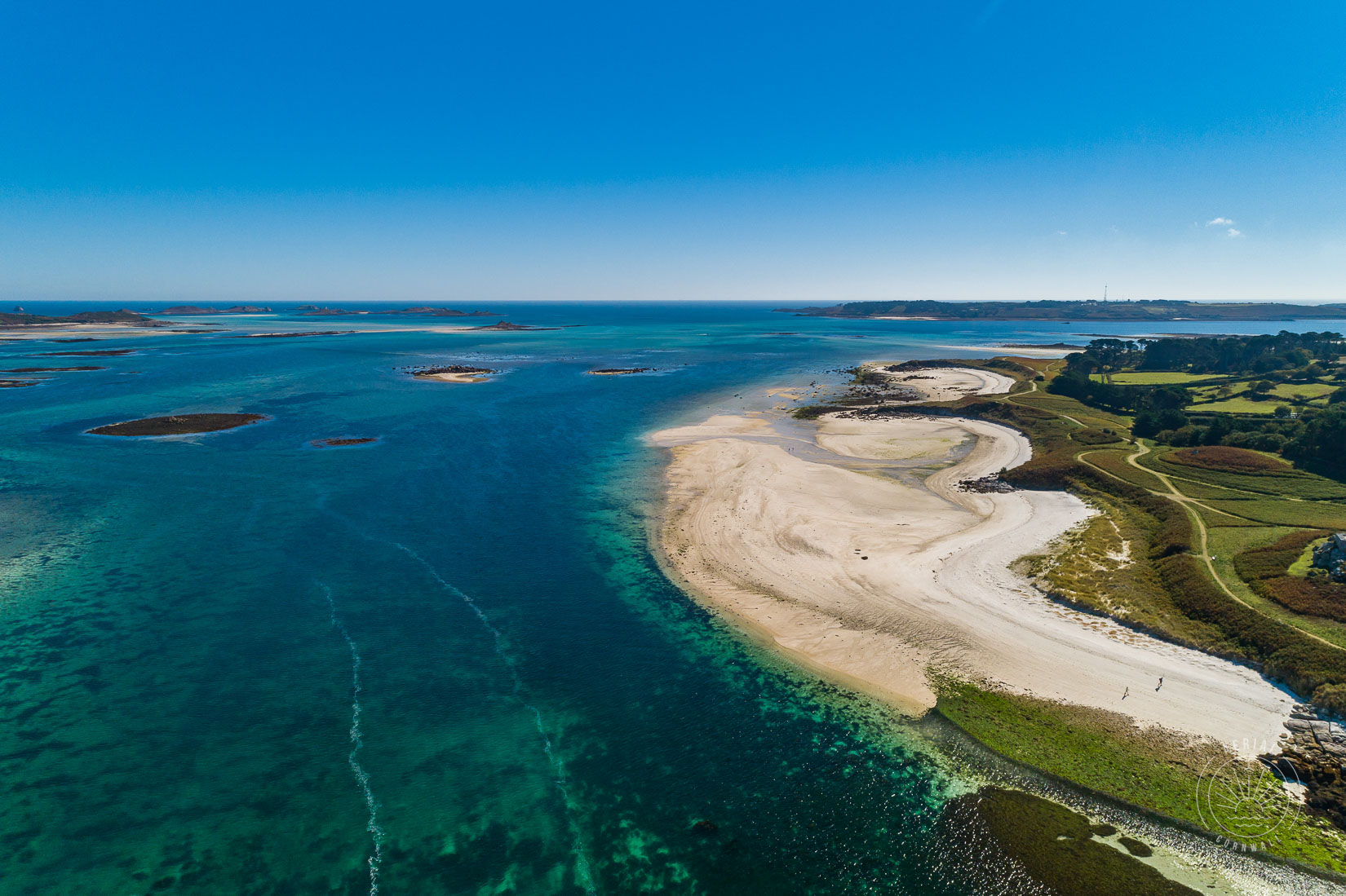 Tresco Beach, Isles of Scilly | Aerial Cornwall