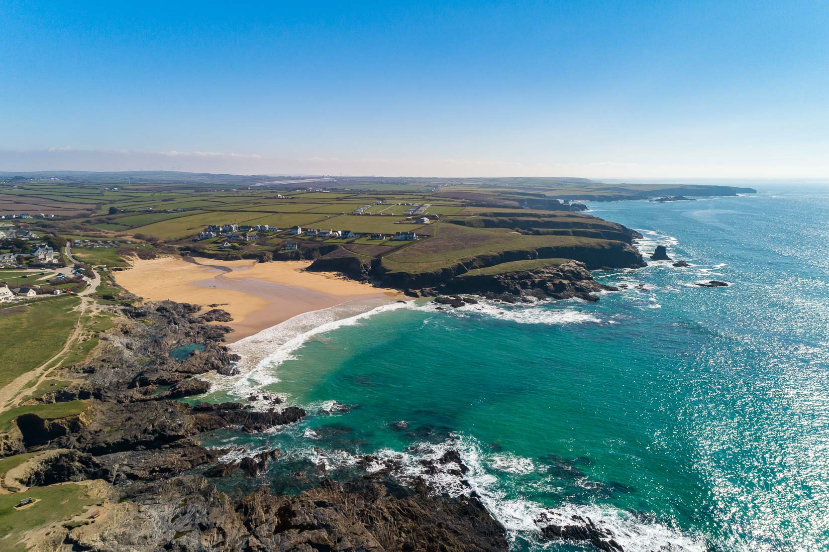 Treyarnon Bay | Aerial Cornwall